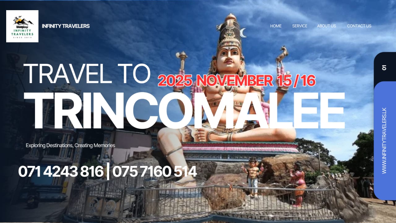 TRINCOMALEE TOUR – Infinity Travelers